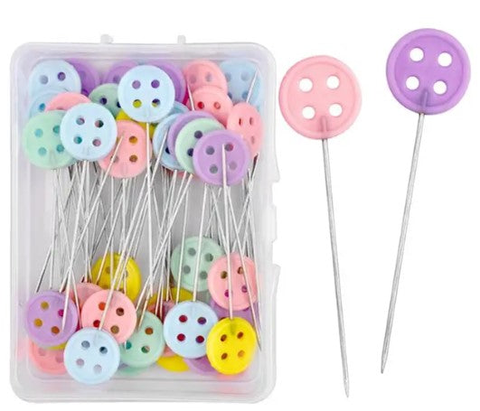 Button Head Pins – Petals & Patches